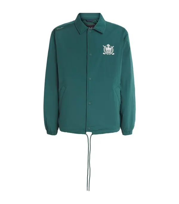 Rlx Ralph Lauren Logo Print Windbreaker Jacket - Green