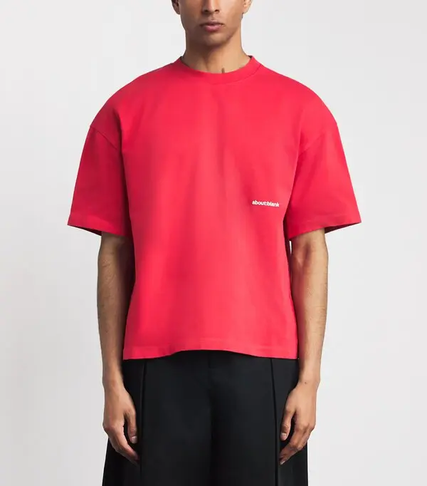 ABOUT:BLANK Cotton Back Logo T-shirt