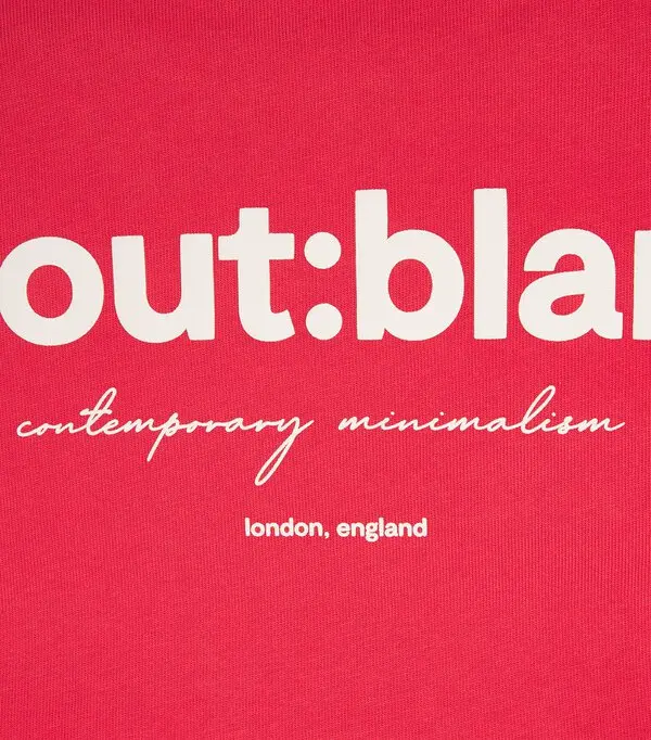 ABOUT:BLANK Cotton Back Logo T-shirt