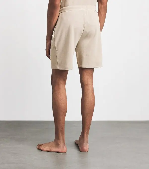 BOSS Cotton-blend Waffle-knit Shorts