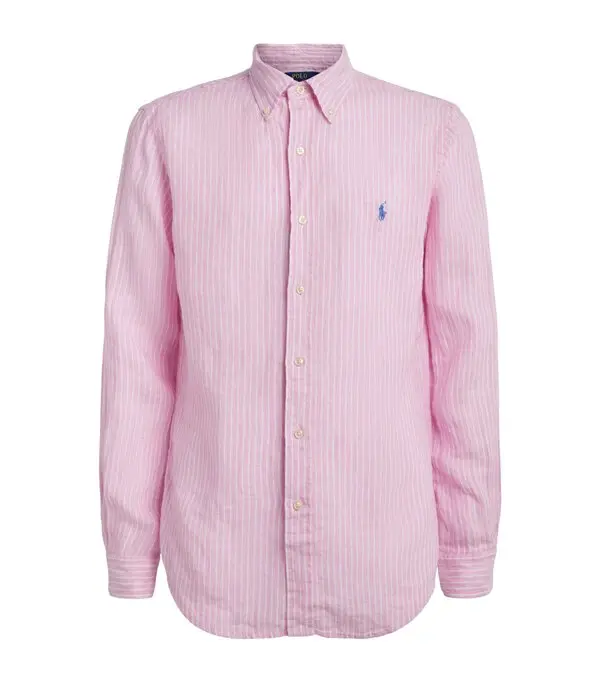 Polo Ralph Lauren Linen Custom-fit Stripe Shirt