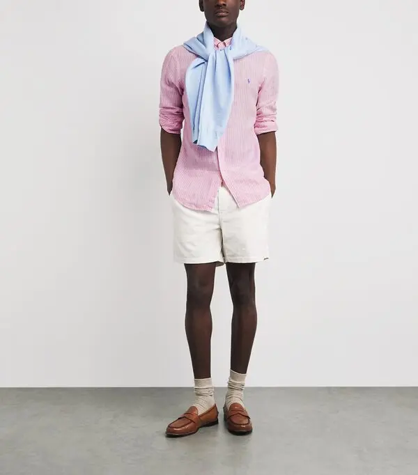 Polo Ralph Lauren Linen Custom-fit Stripe Shirt
