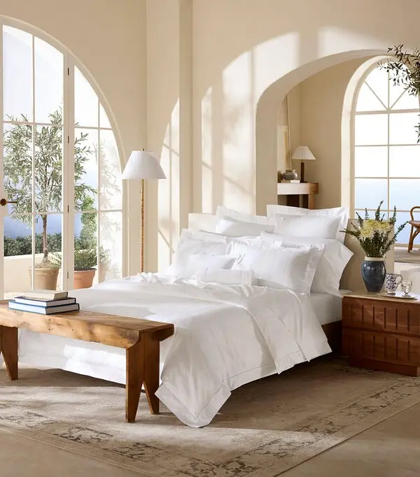 PRATESI Impero Square Pillowcase - White