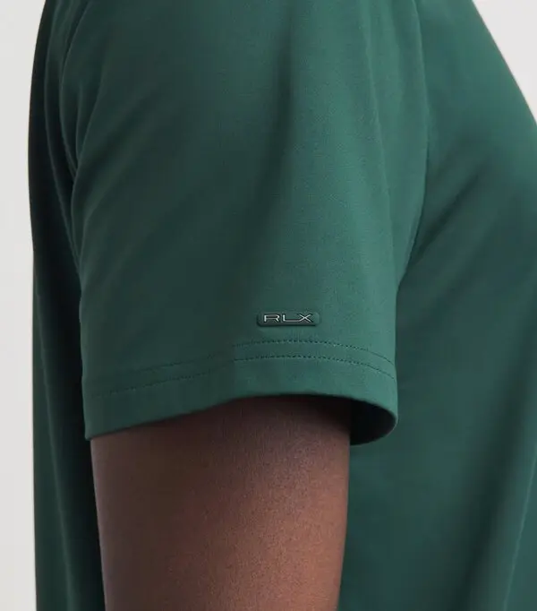 Rlx Ralph Lauren Tailored Fit Performance Polo Shirt - Green