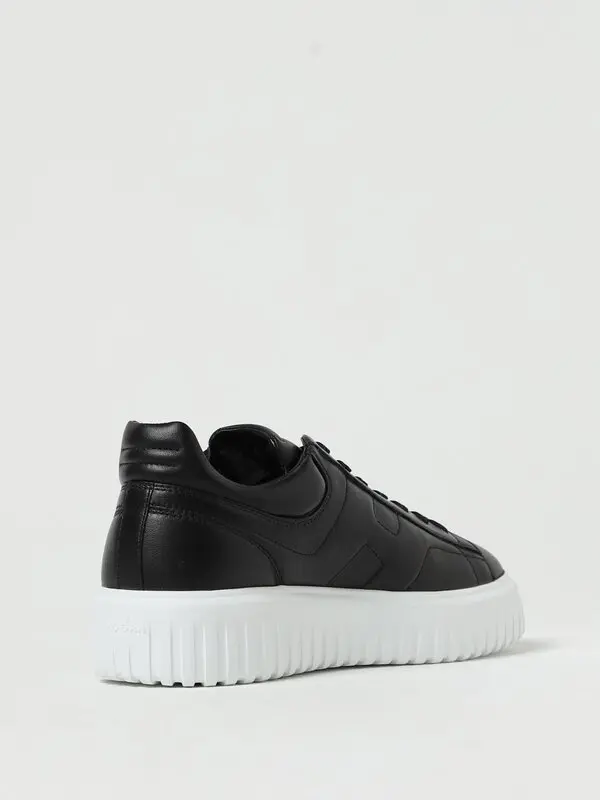 Hogan Quilted Leather Sneakers - Black