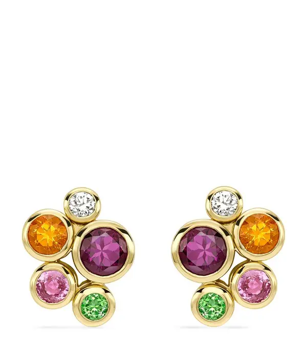 BOODLES Yellow Raindance Earrings - Gold