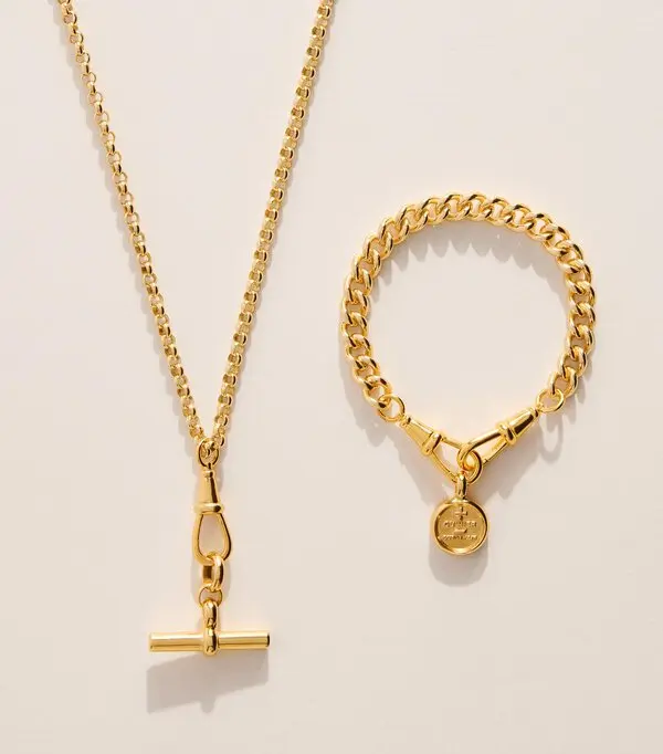 TILLY SVEAAS Plated Moi + Toi Set Necklaces - Gold