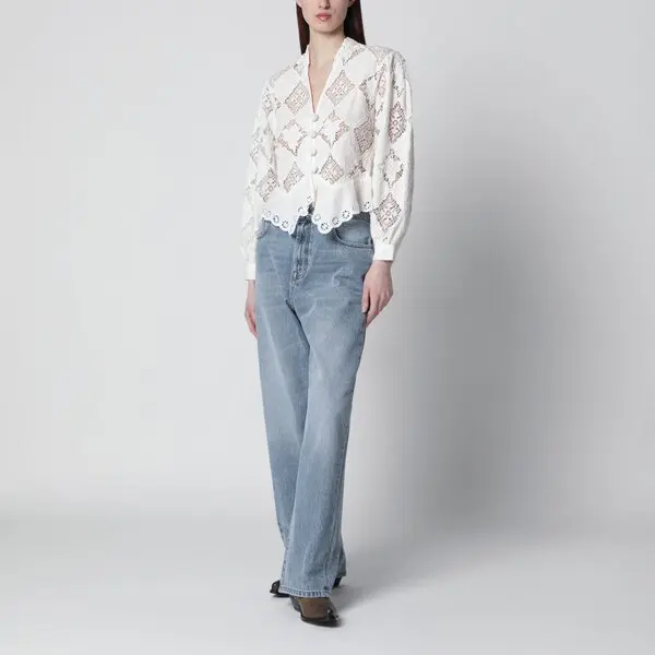 Isabel Marant Étoile Nina Cotton And Linen Blouse