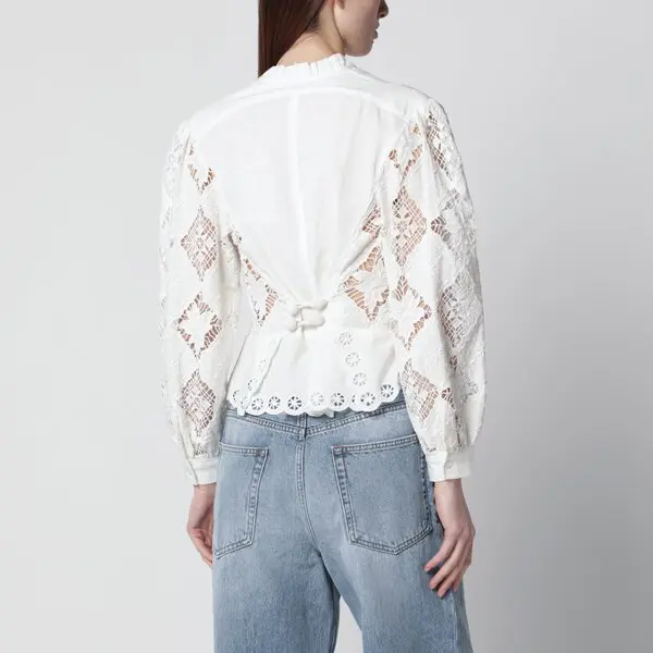 Isabel Marant Étoile Nina Cotton And Linen Blouse