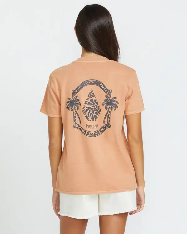 Volcom Lock It Up Tee - Sandstone