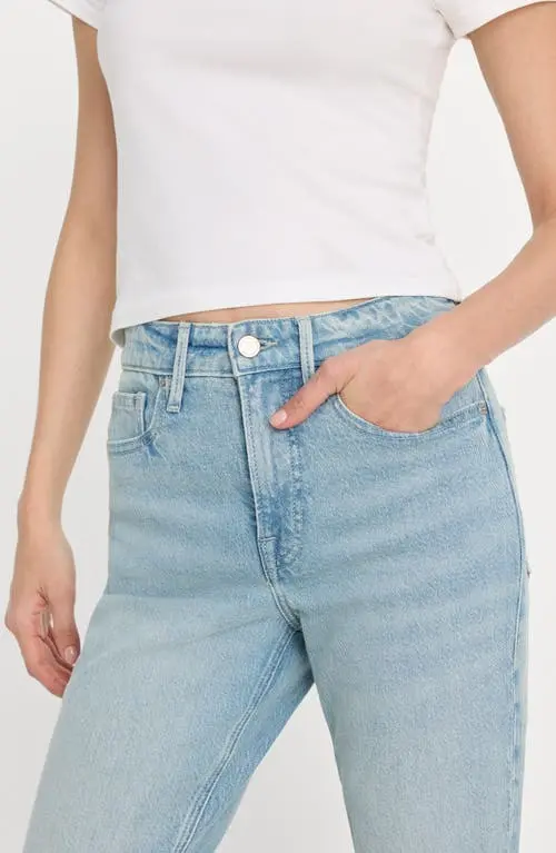 Good American High Waist Ankle Straight Leg Jeans - Indigo1137