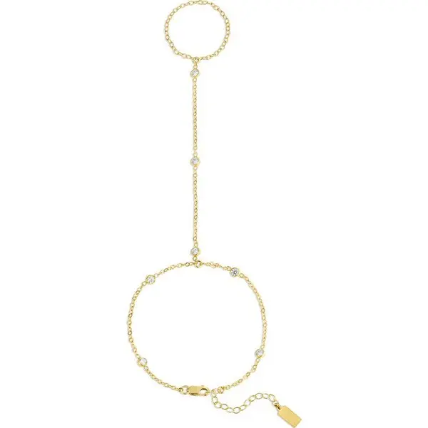 SET & STONES Serra Hand Chain - Gold