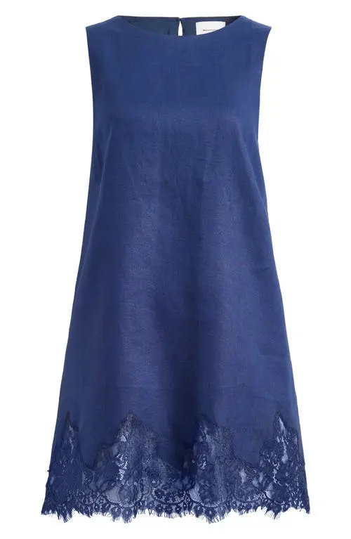 REFORMATION Jessalyn Linen A-line Dress