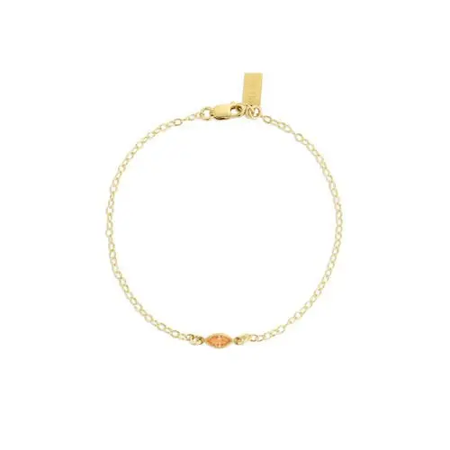 SET & STONES Marquise Birthstone Bracelet - Gold/november