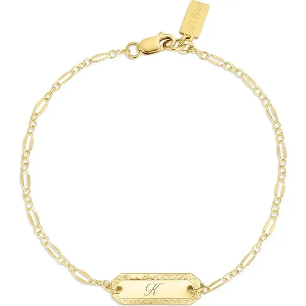 SET & STONES Cora Initial Bracelet - Gold/k