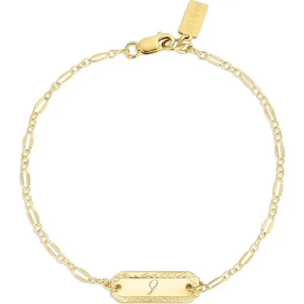 SET & STONES Cora Initial Bracelet - Gold/z