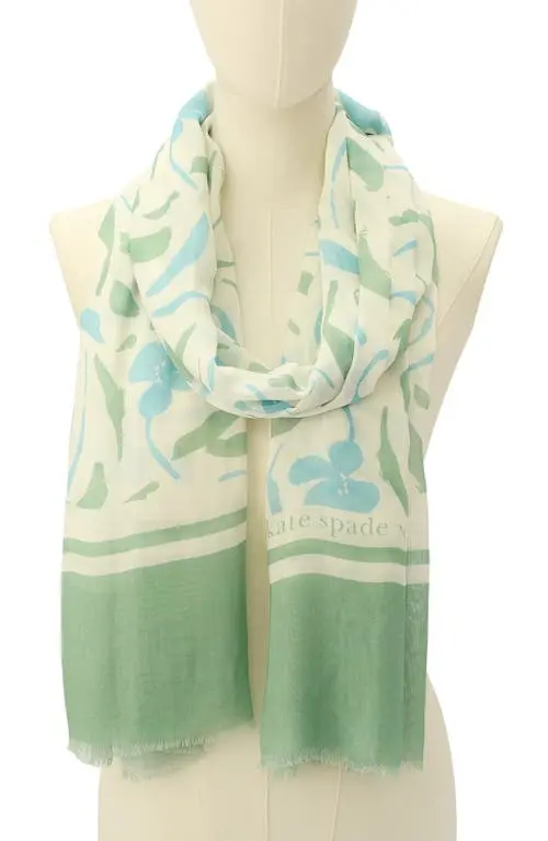 Kate Spade New York Painters Garden Oblong Scarf