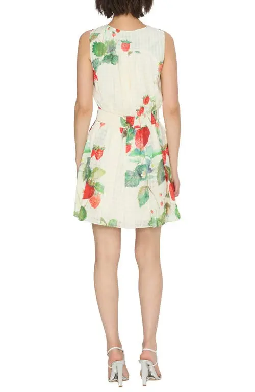 CIEBON Dale Strawberry Print Minidress