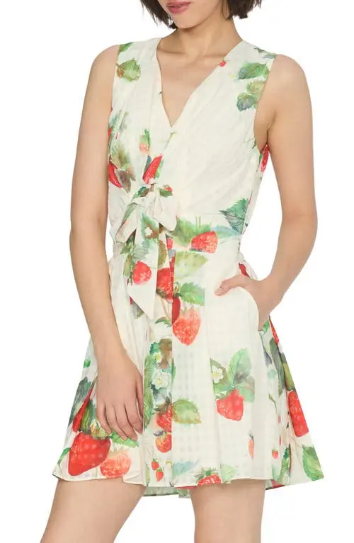 CIEBON Dale Strawberry Print Minidress