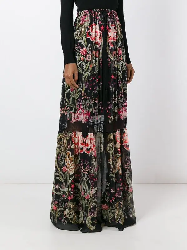 Roberto Cavalli Galaxy Garden Maxi Skirt