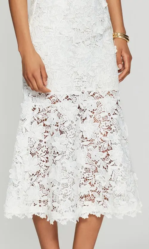 Generation Love Makaia 3d Butterfly Lace Dress - White