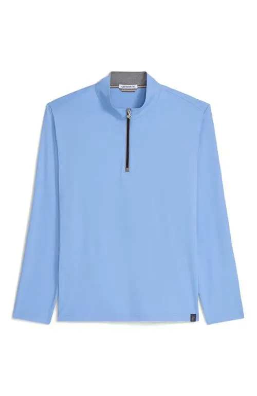 ASHWORTH GOLF Crosby Quarter Zip - Chambray