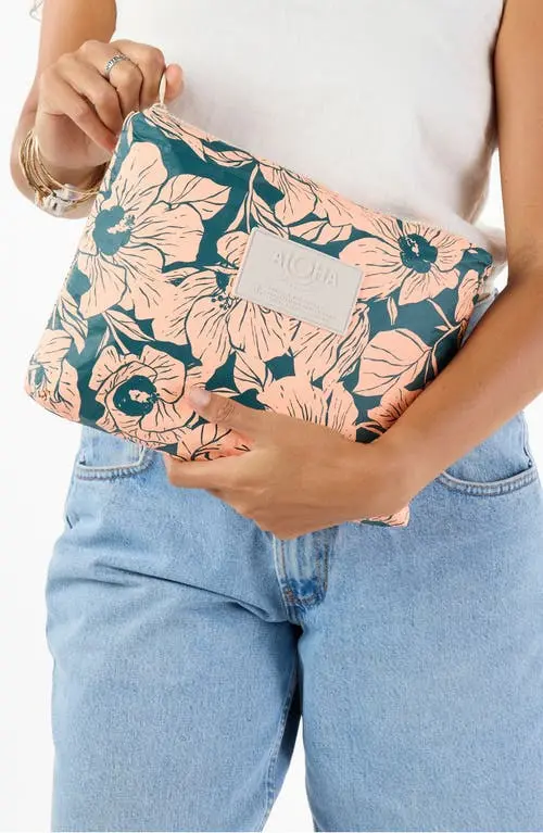 ALOHA COLLECTION Flor Del Mar Zip Pouch