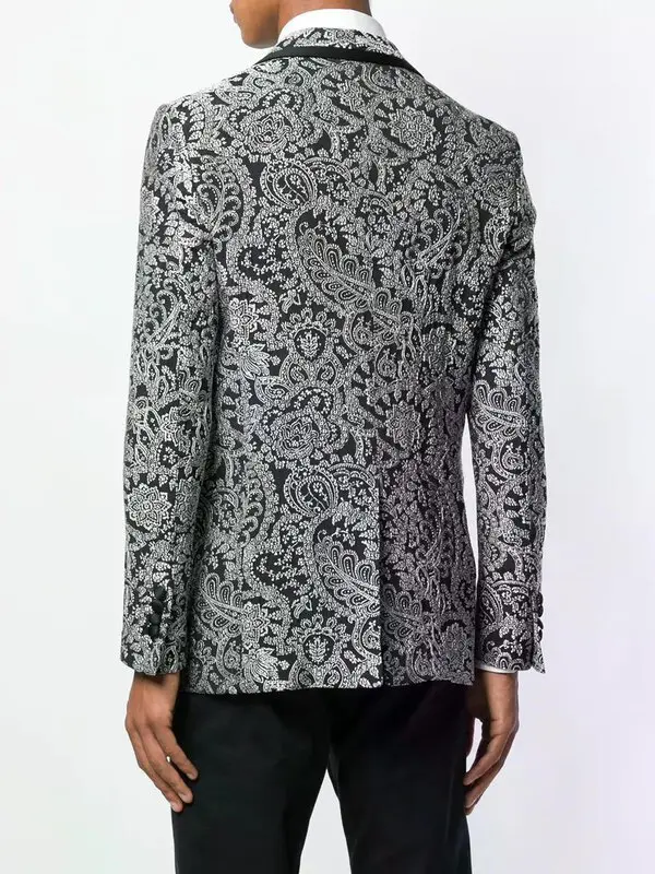 BILLIONAIRE Jacquard Button Blazer
