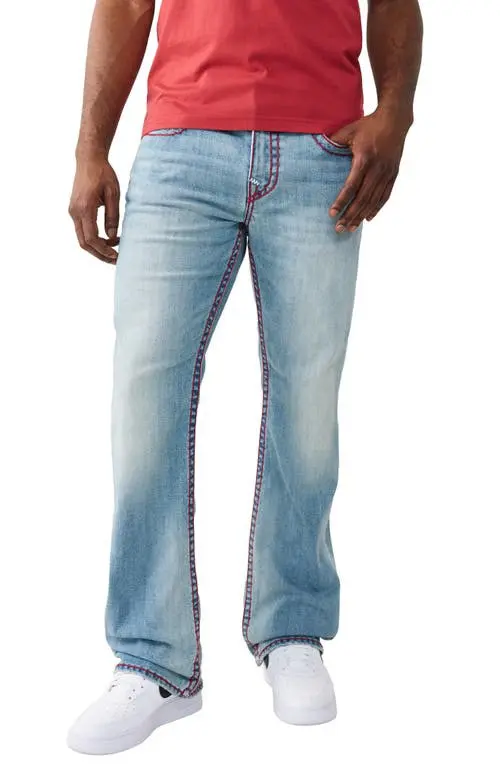 True Religion Billy Super T Bootcut Jeans - Party Pulse Medium Wash