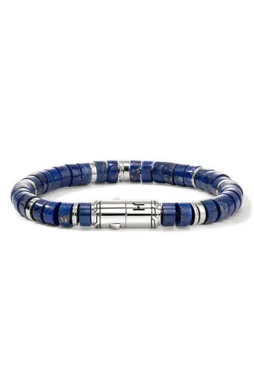 John Hardy Heishi Beaded Bracelet - Silver