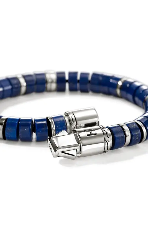 John Hardy Heishi Beaded Bracelet - Silver