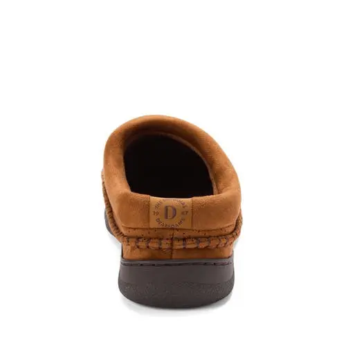 DEARFOAMS Thompson Moccasin Toe Clog Slipper - Brown
