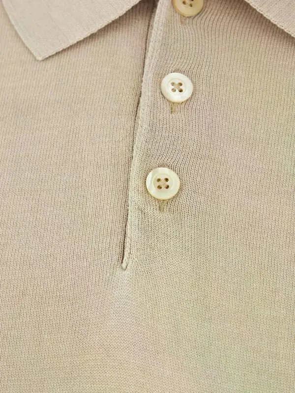 PANICALE Short-sleeve Polo Shirt - Neutrals