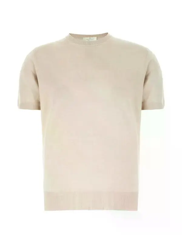 PANICALE Fine-knit Silk T-shirt
