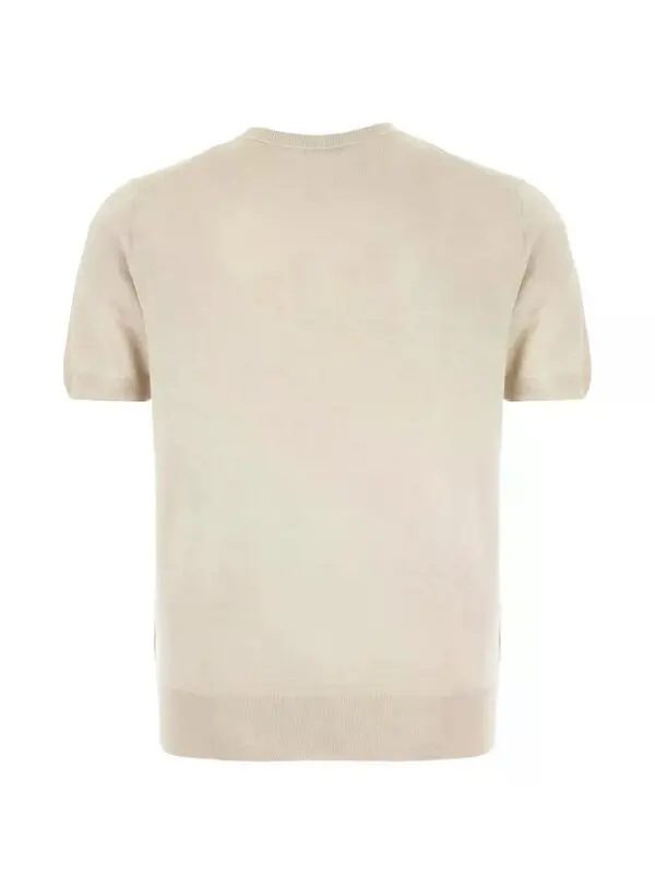 PANICALE Fine-knit Silk T-shirt