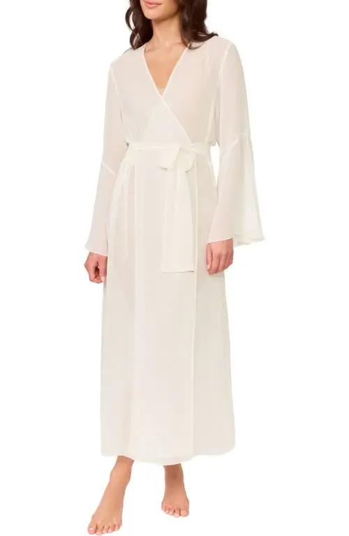 Rya Collection Holland Tie Waist Robe - Ivory