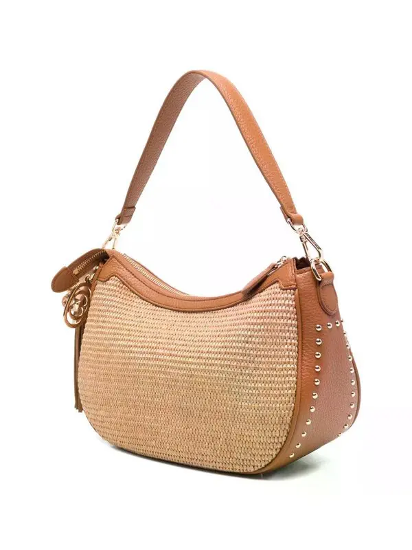 LA CARRIE La Plage Stud-embellished Shoulder Bag