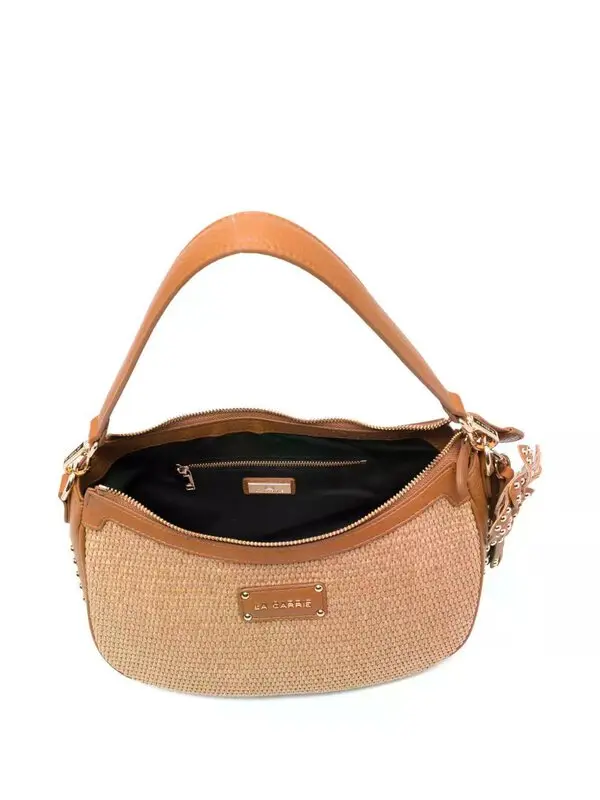 LA CARRIE La Plage Stud-embellished Shoulder Bag