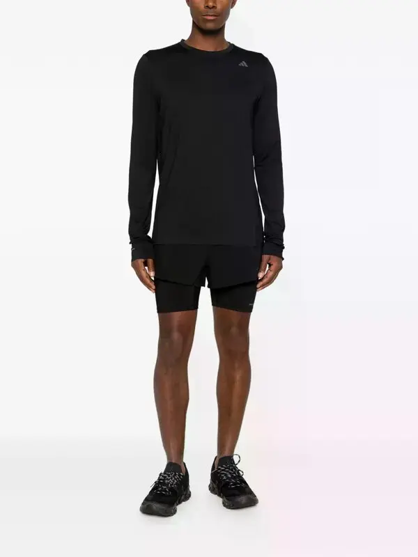 Adidas X Entire Studios Logo-print Long-sleeve T-shirt - Black