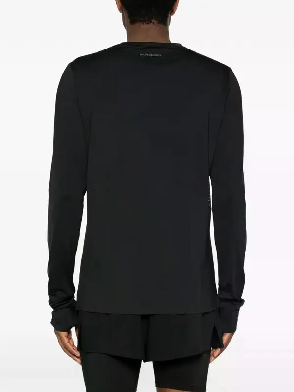 Adidas X Entire Studios Logo-print Long-sleeve T-shirt - Black