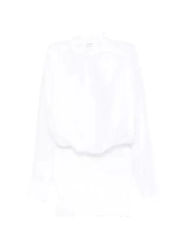 Andamane Rania Shirred Dress - White