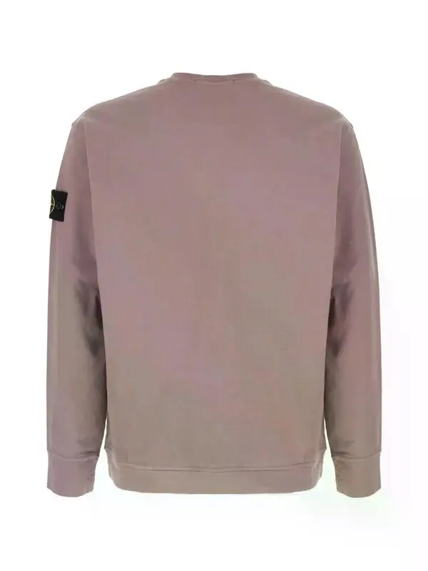 Stone Island Logo-patch Sweatshirt - Purple