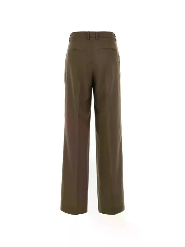 PT TORINO Lola Pleated Trousers - Brown