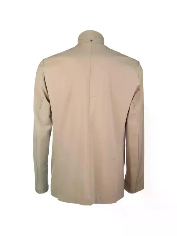 MONTECORE Double-breasted High-neck Jacket - Neutrals