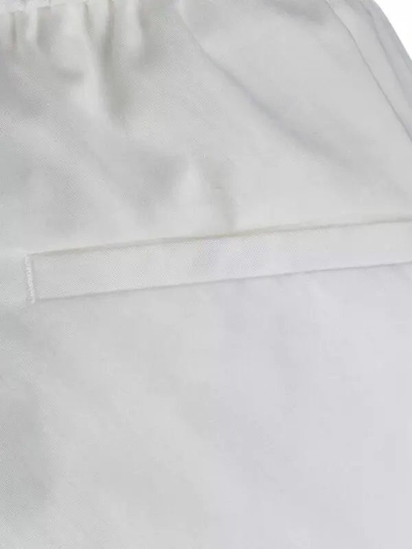 Peserico Elasticated-waistband Pressed-crease Trousers