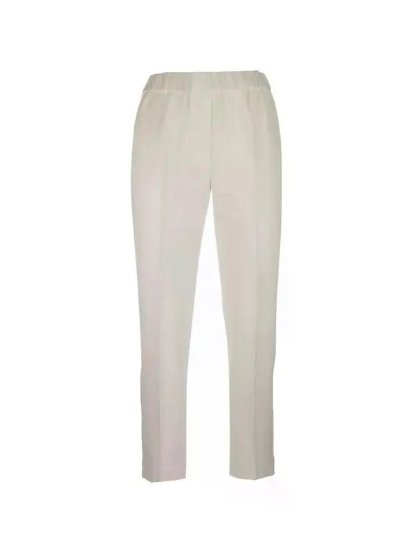 Peserico Monili-chain Trim Trousers - Neutrals