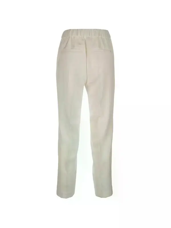 Peserico Monili-chain Trim Trousers - Neutrals