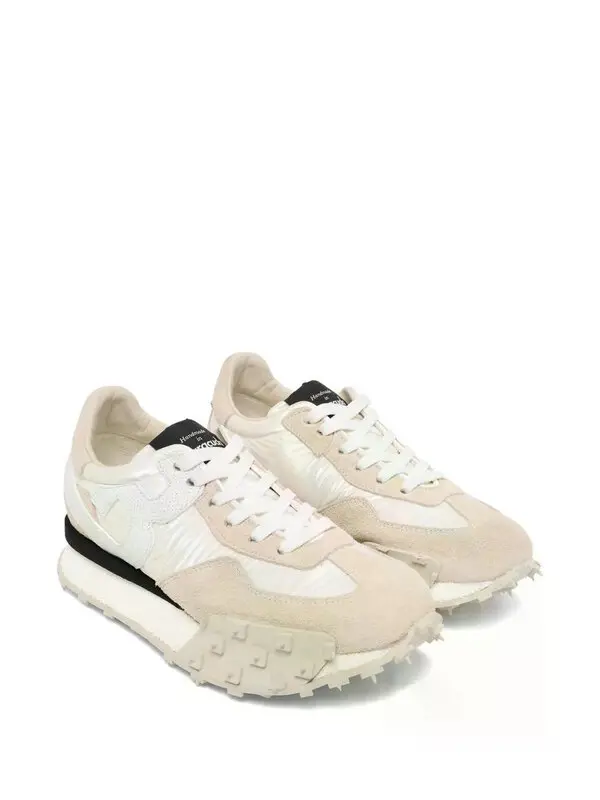 BARRACUDA Suede-panelled Sneakers - Neutrals