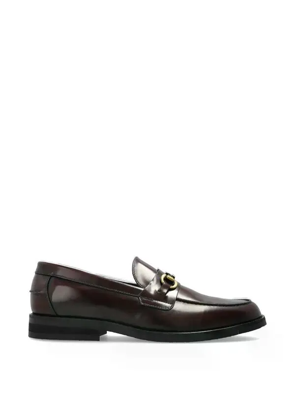 DUKE + DEXTER Wilde Leather Loafers - Brown