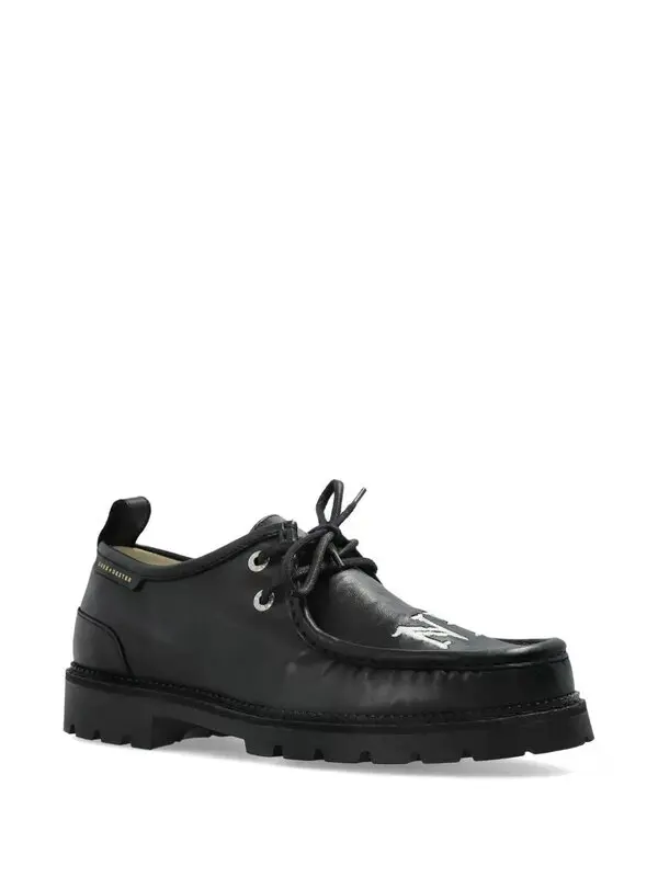 DUKE + DEXTER Ny-embroidered Boots - Black